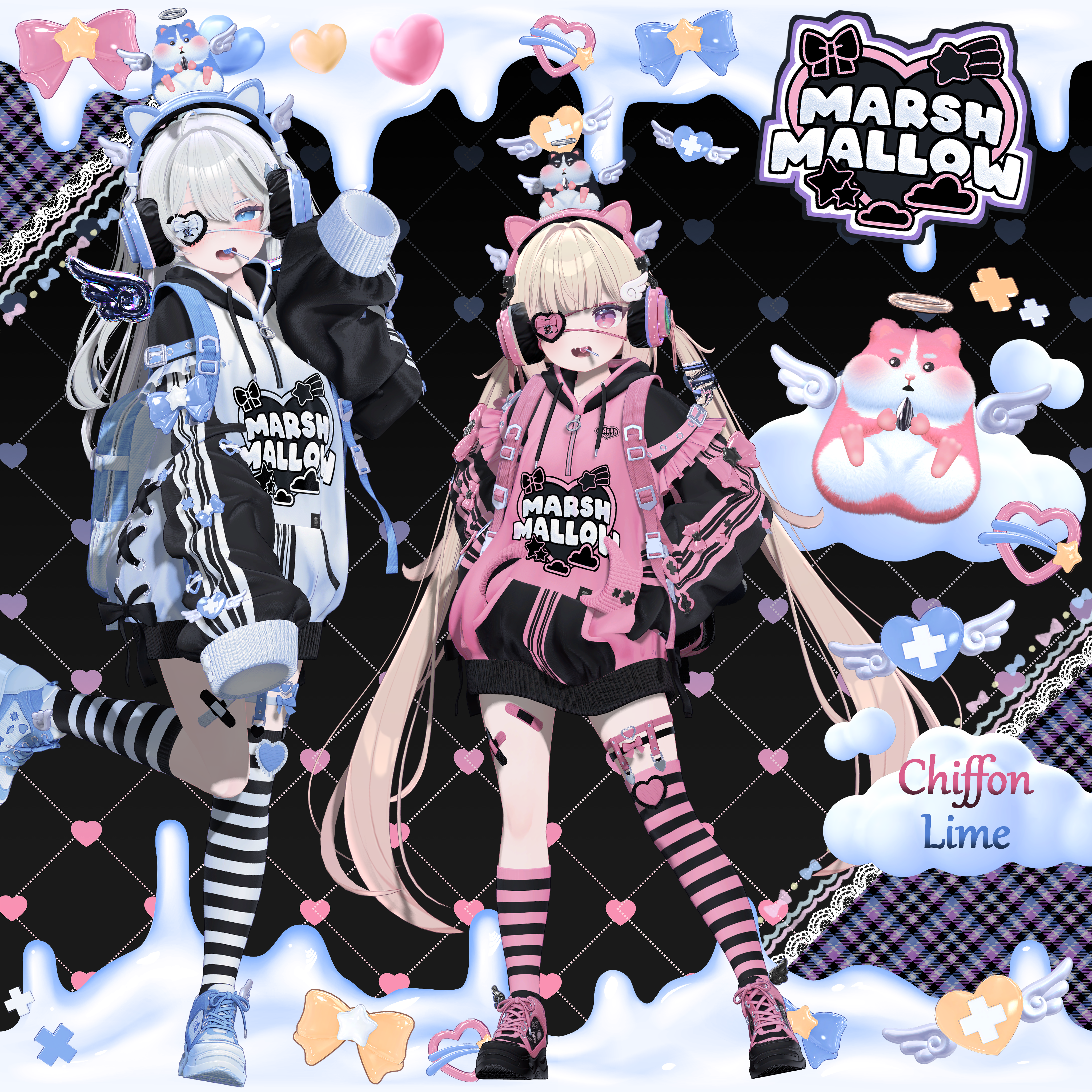 【8アバター対応】🍭Marshmallow🍭 - cherry neru - BOOTH