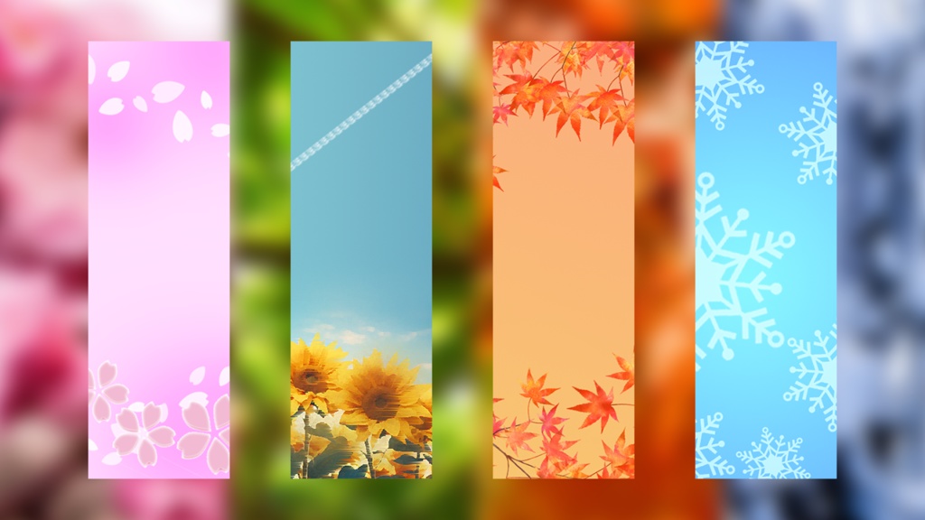 春夏秋冬~プレイヤーキャラクター(PC)置き場 TRPG素材・ココフォリア装飾 - 水族館卓 - BOOTH