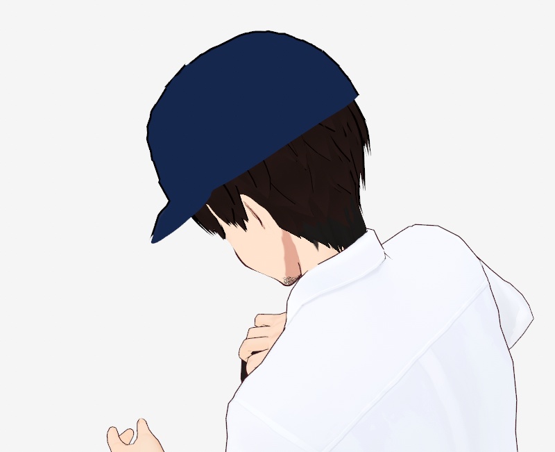 [Vroid] 無料/무료/Free Vroid Ball Cap - rotorri - BOOTH