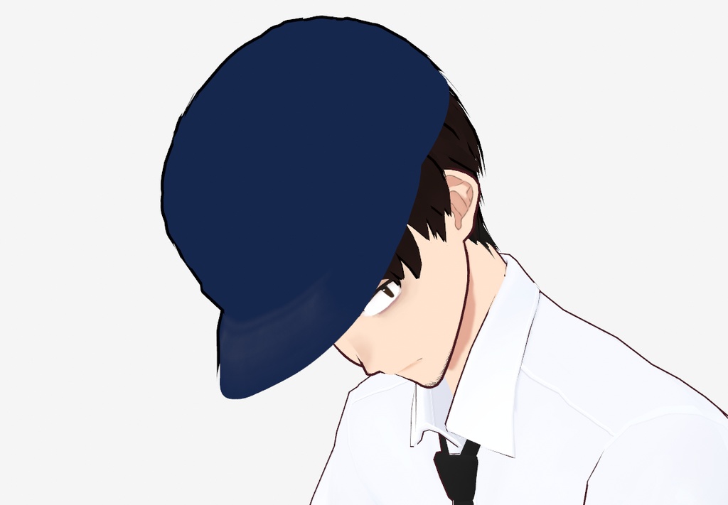[Vroid] 無料/무료/Free Vroid Ball Cap - rotorri - BOOTH