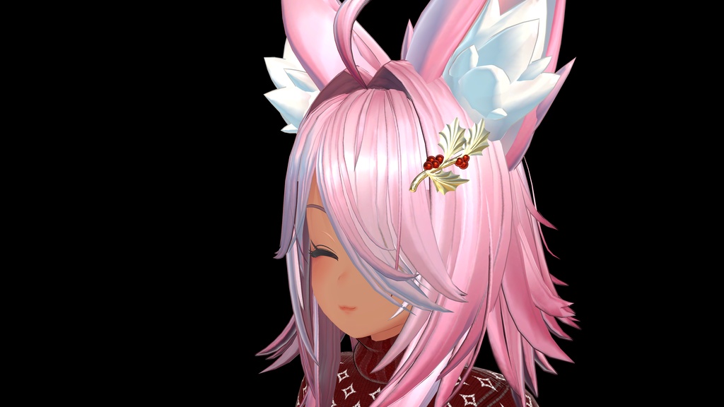 [VRChat] Holly Brooch/Pin - zanariyo - BOOTH
