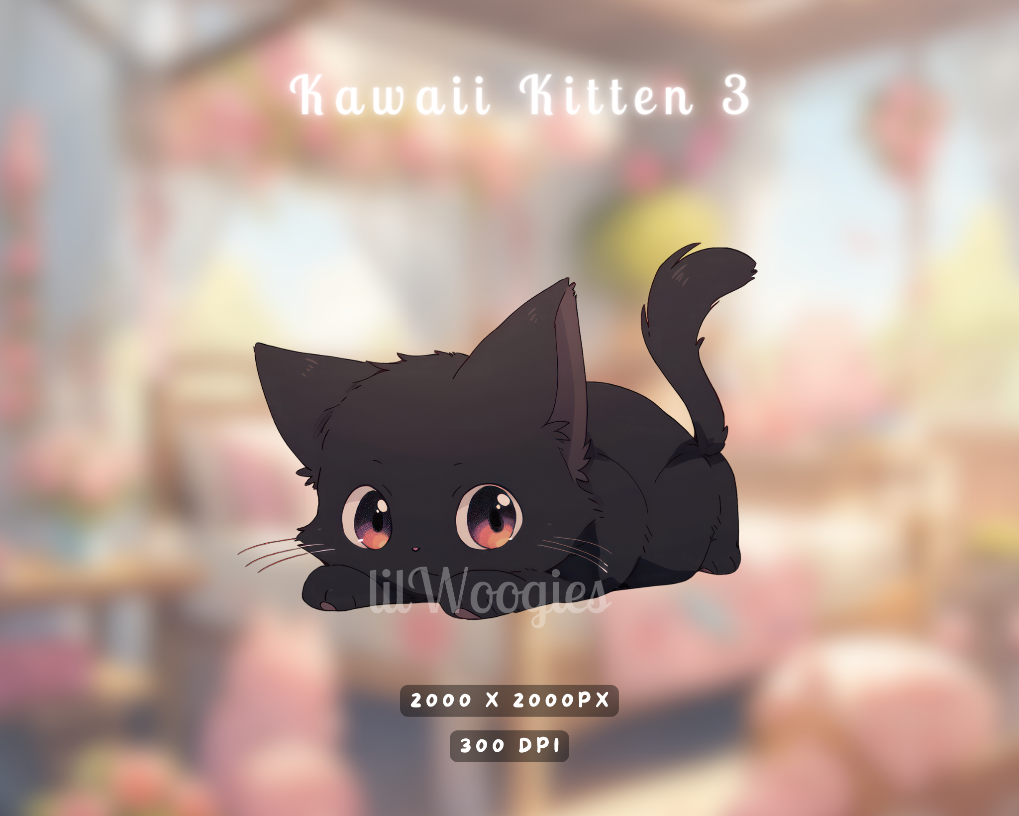 【Assets】5x Kawaii Kittens | Best Friends | Vtuber Pets | Cute Cats ...