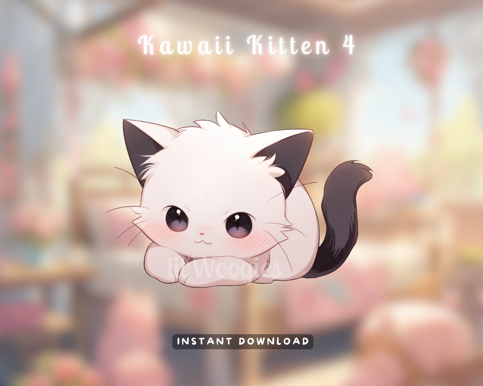 【Assets】5x Kawaii Kittens | Best Friends | Vtuber Pets | Cute Cats ...