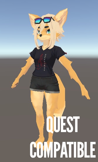 Vixen VRChat [PhysBones update!] - 鯉 Koi 3D - BOOTH