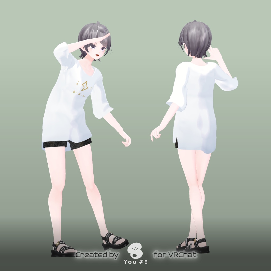 BigT-shirt set[VRChat想定・Setsu専用] - You:KIMI - BOOTH