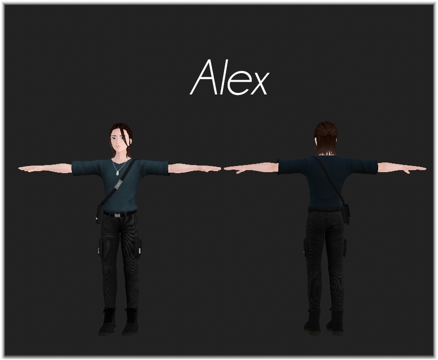 Alex [VRC Male Avatar] - Kelseu - BOOTH