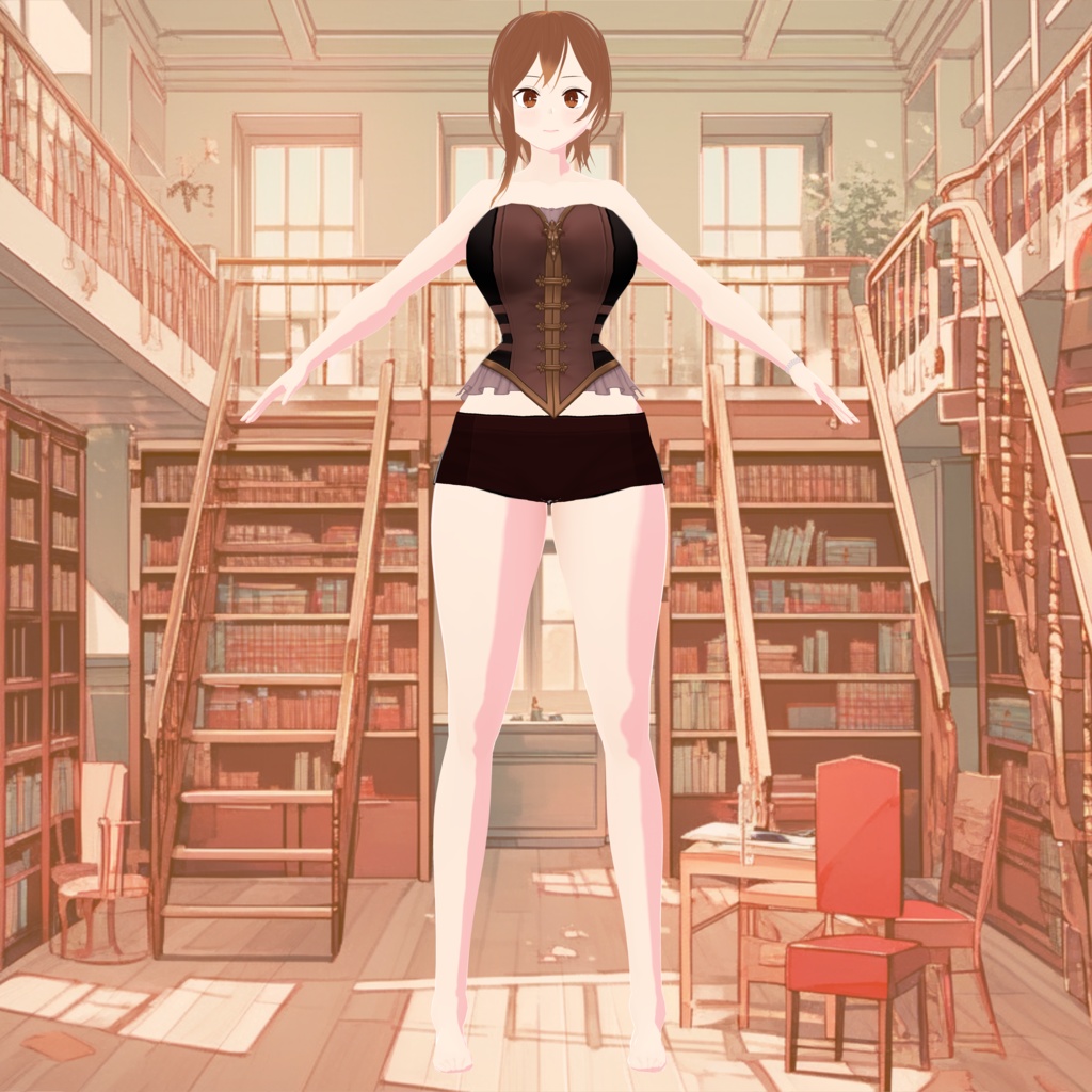 ライザ VRoidモデル vrm - ぱんなのVRoid・VRM屋 - BOOTH