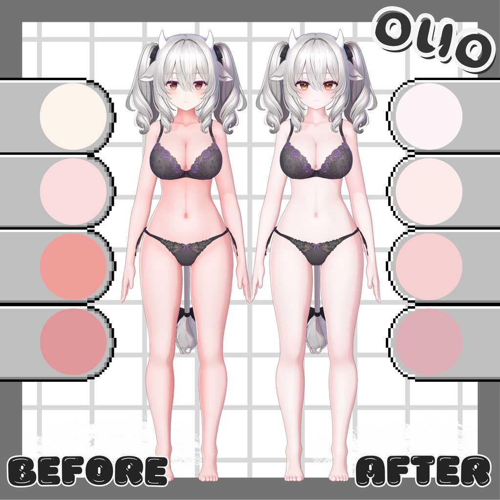 [ミルティナ/Milltina] makeup+blendshape - ouo - BOOTH