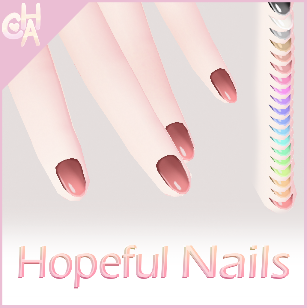 Free! (Commercial) + (Personal) [VRoid] Hopeful Nails - 希望の爪 ...