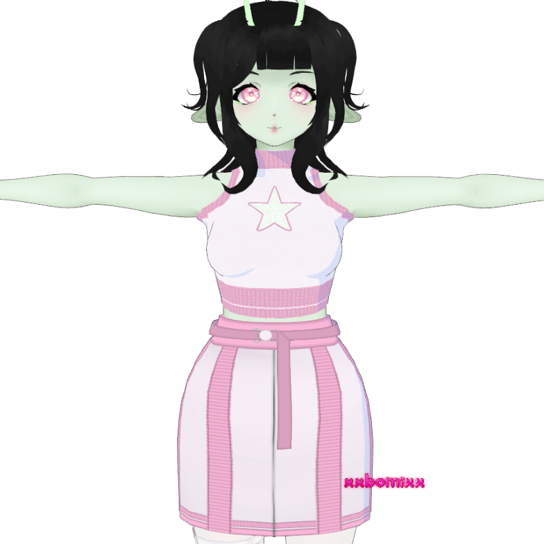 VRoid 》Pink Star Set - xxbomixx - BOOTH