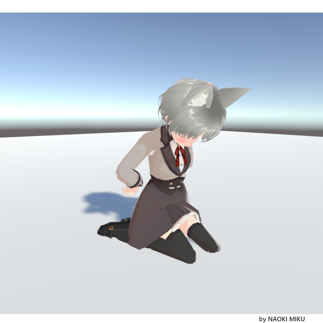 【無料】Unity 正座で拘束 モーション - NAOKI MIKU - BOOTH