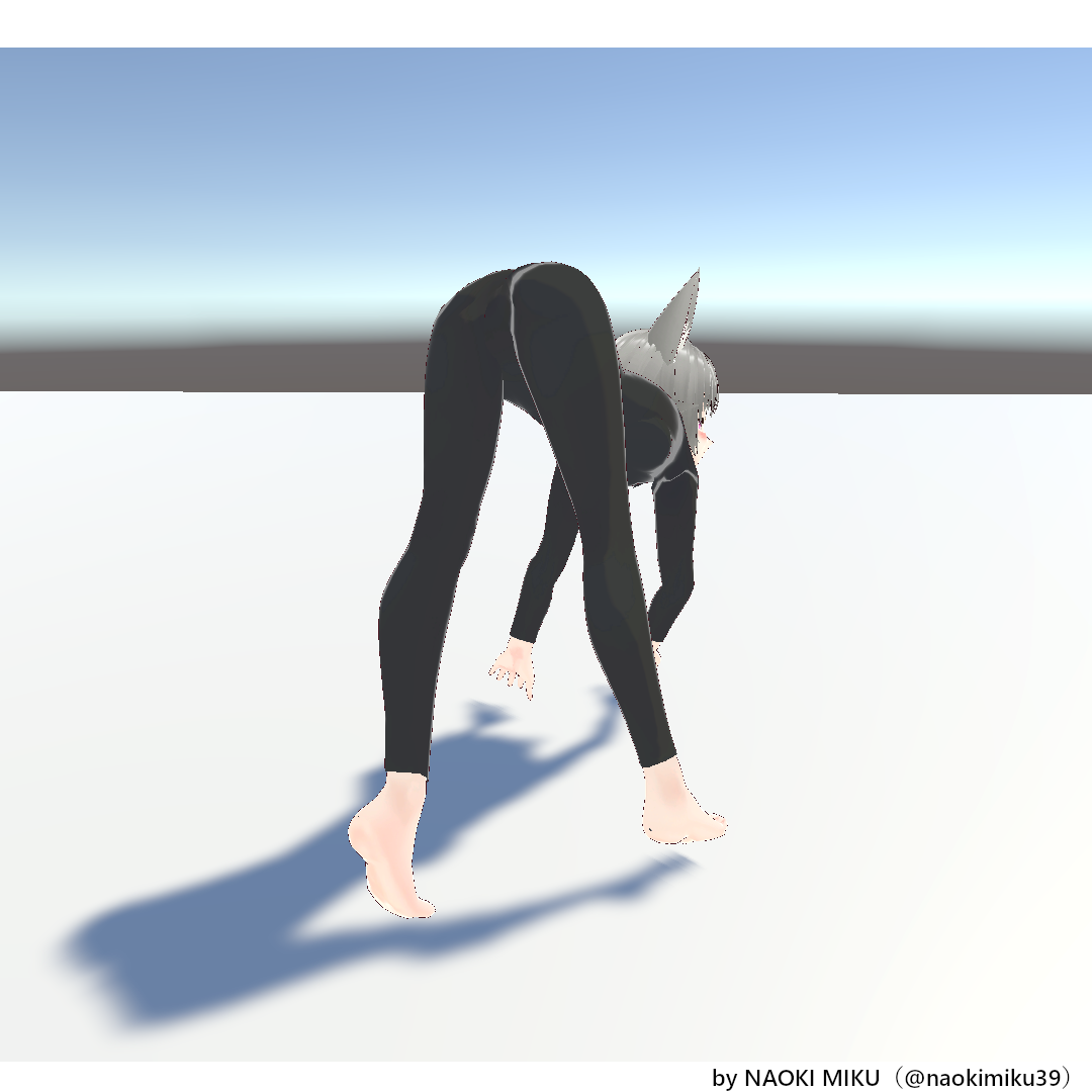 【無料】Unity 床暖房が熱すぎる ポーズ - NAOKI MIKU - BOOTH