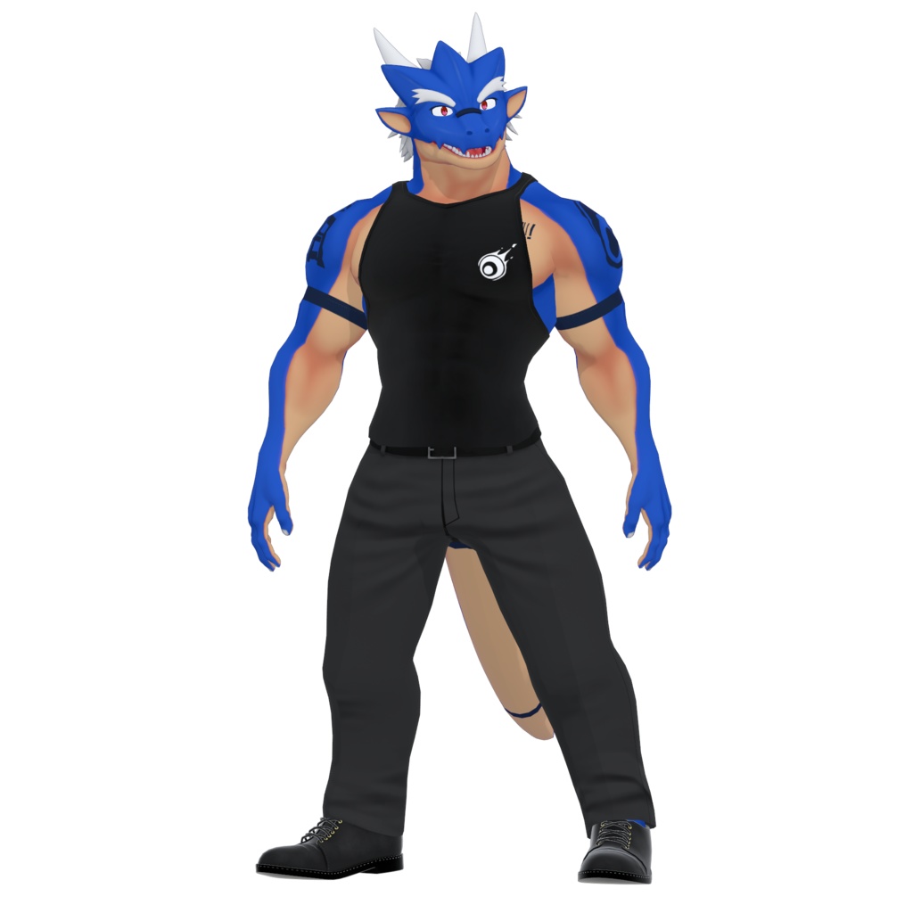 焔之ユウマ：ブルーフレイム試作(UTAU音源&RVCモデル) - 焔之ユウマ研究所 - BOOTH