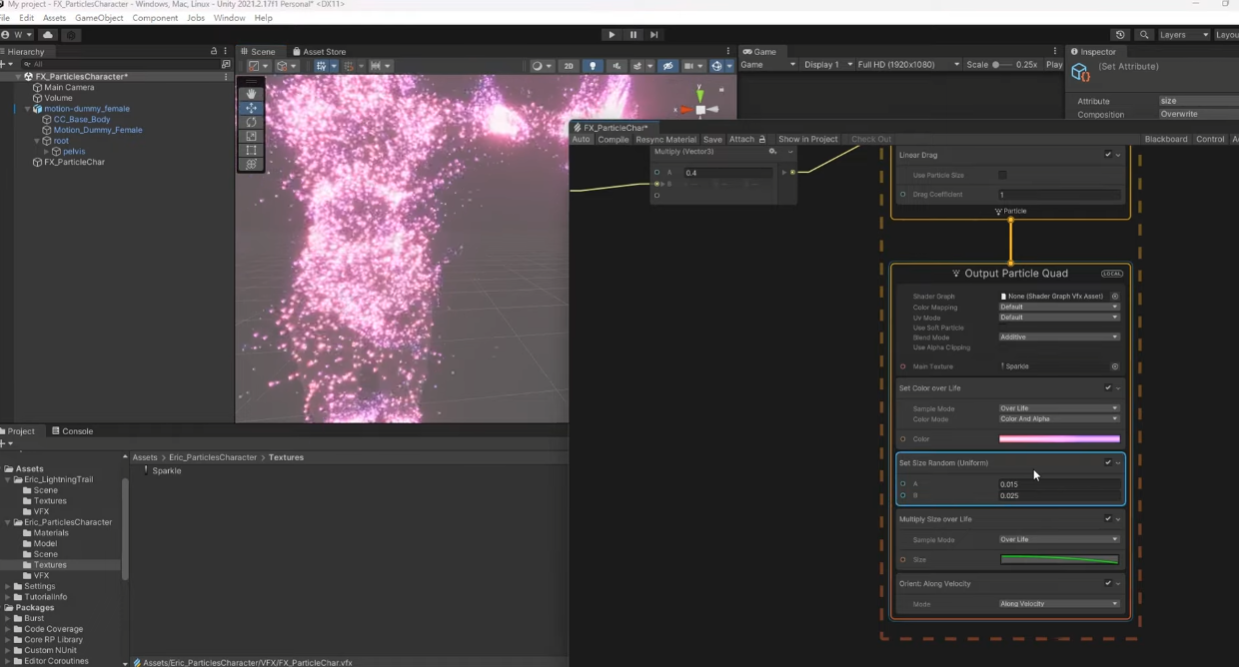 Unity VFX Graph：Particle Character (Skinned Mesh) - EricWang(Unity VFX Artist) - BOOTH