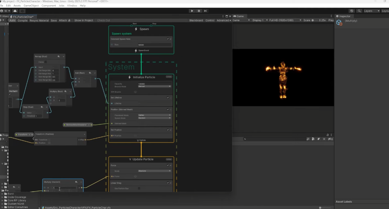 Unity VFX Graph：Particle Character (Skinned Mesh) - EricWang(Unity VFX Artist) - BOOTH