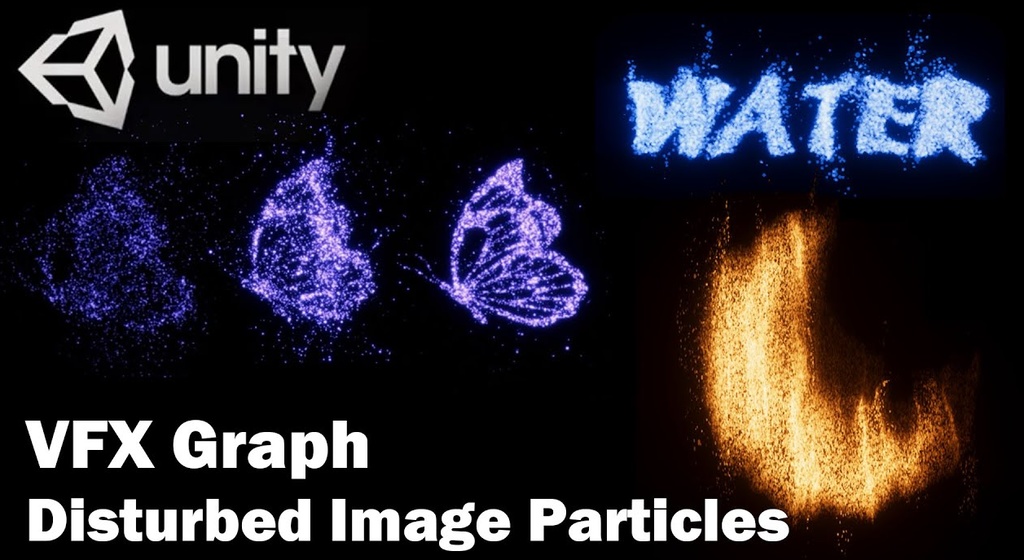 Unity Vfx Graph：disturbed Image Particles Ericwangunity Vfx Artist 
