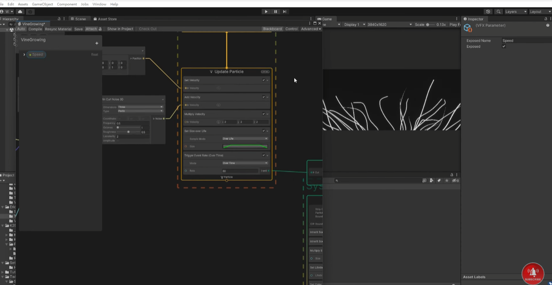 Unity VFX Graph：Vine Growing - EricWang(Unity VFX Artist) - BOOTH