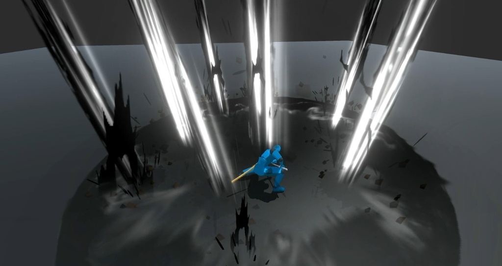 Unity Game VFX - Ink Sword Slash - EricWang(Unity VFX Artist) - BOOTH