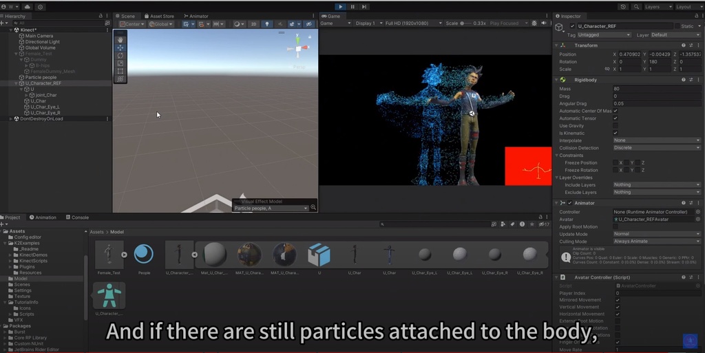 Unity Vfx Graph:real Time Interactive Particles With Kinect V2