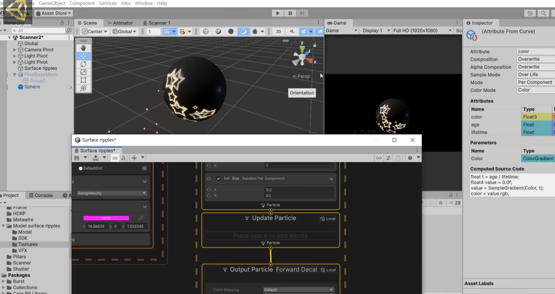 Unity VFX Graph：Model Surface Map(SDF) - EricWang(Unity VFX Artist) - BOOTH