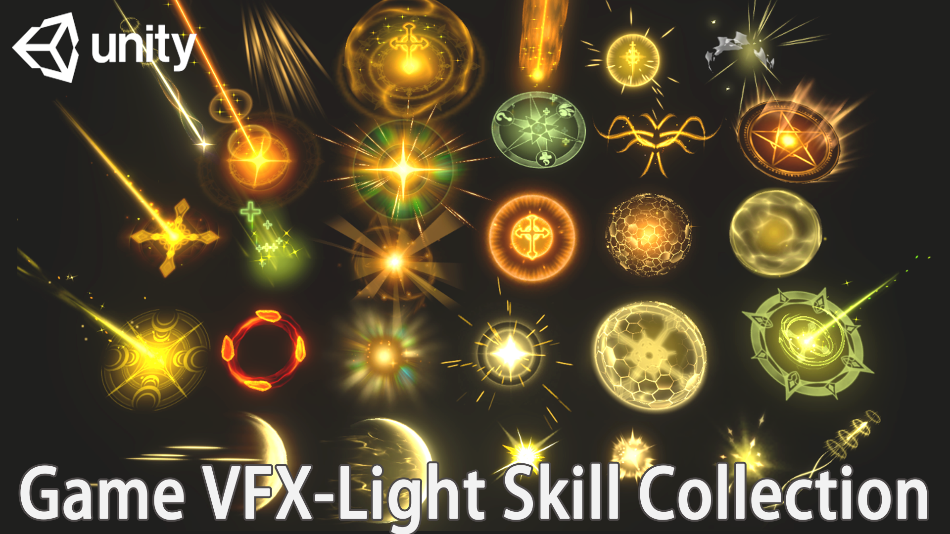 Unity Game VFX - Light Skill Collection - EricWang(Unity VFX Artist) - BOOTH