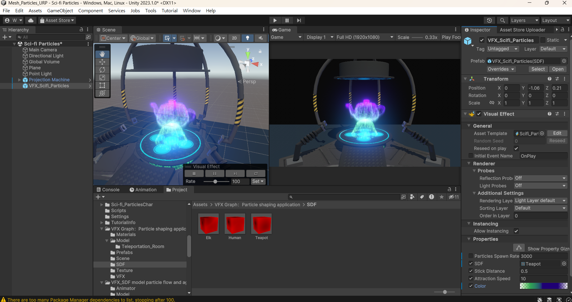 Unity VFX Graph：Particle shaping application(SDF) - EricWang(Unity VFX Artist) - BOOTH