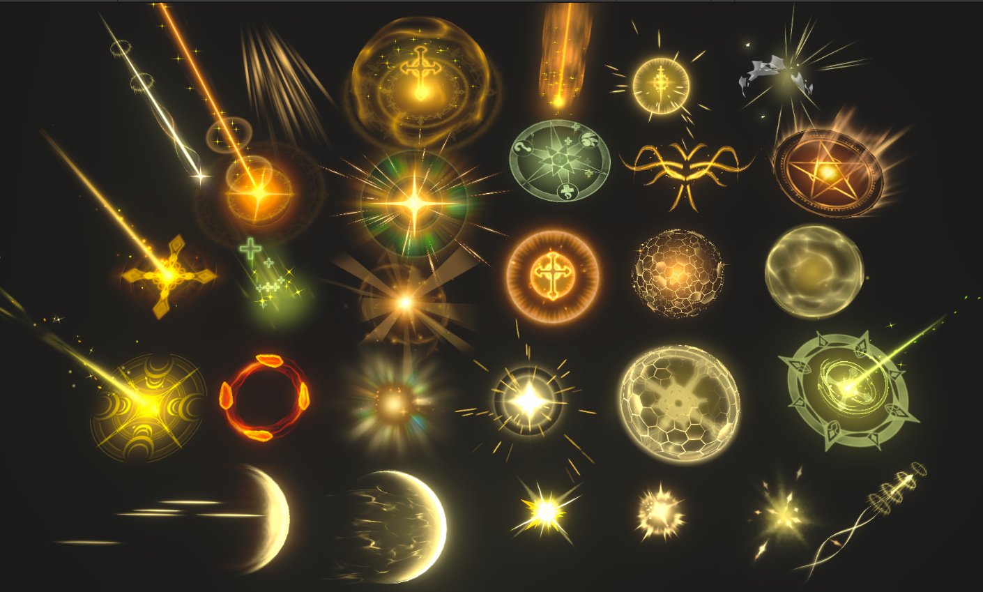 Unity Game VFX - Six Elements VFX Mega Pack(Built-In) - EricWang(Unity ...
