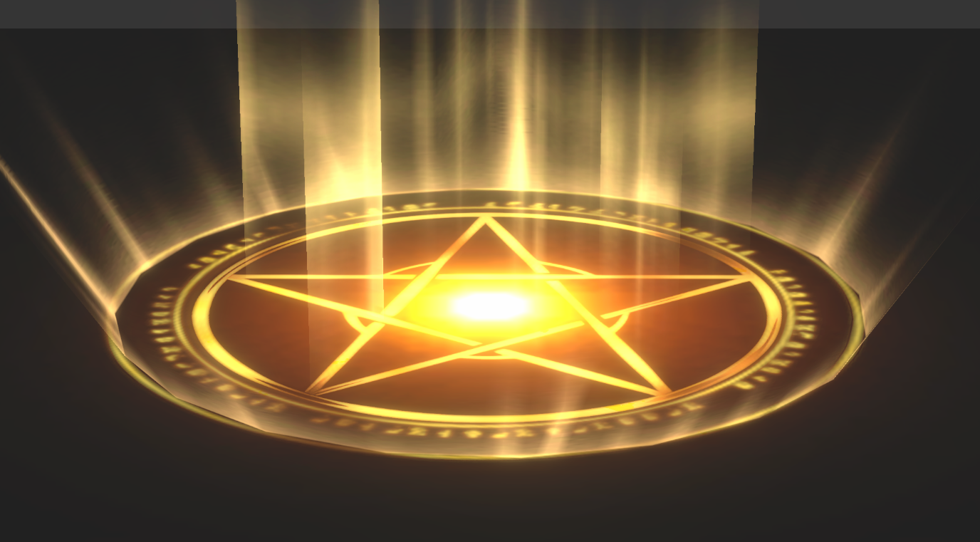 Unity Game VFX - Magic Circle Dissolves - EricWang(Unity VFX Artist) - BOOTH