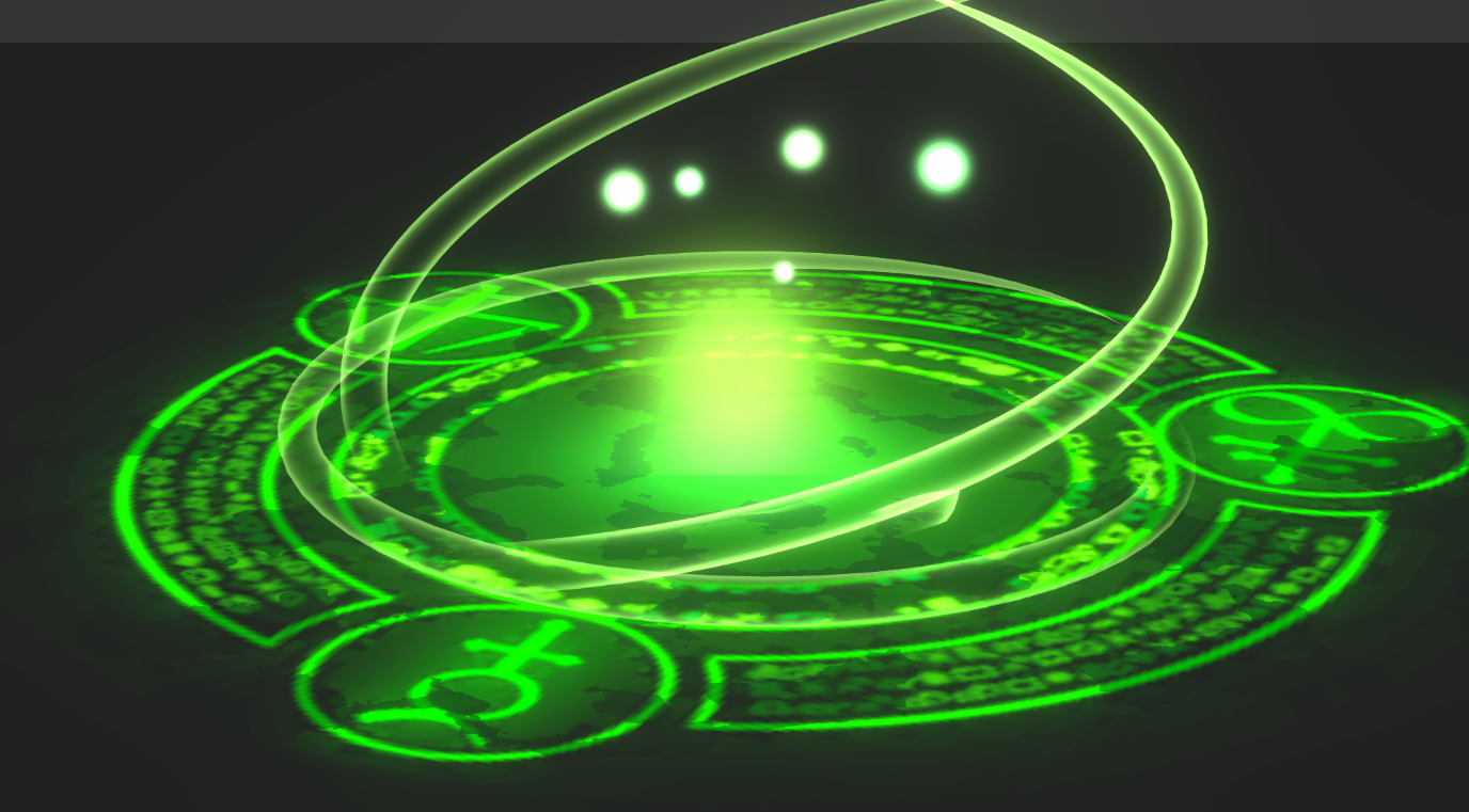 Unity Game VFX - Magic Circle Dissolves - EricWang(Unity VFX Artist) - BOOTH