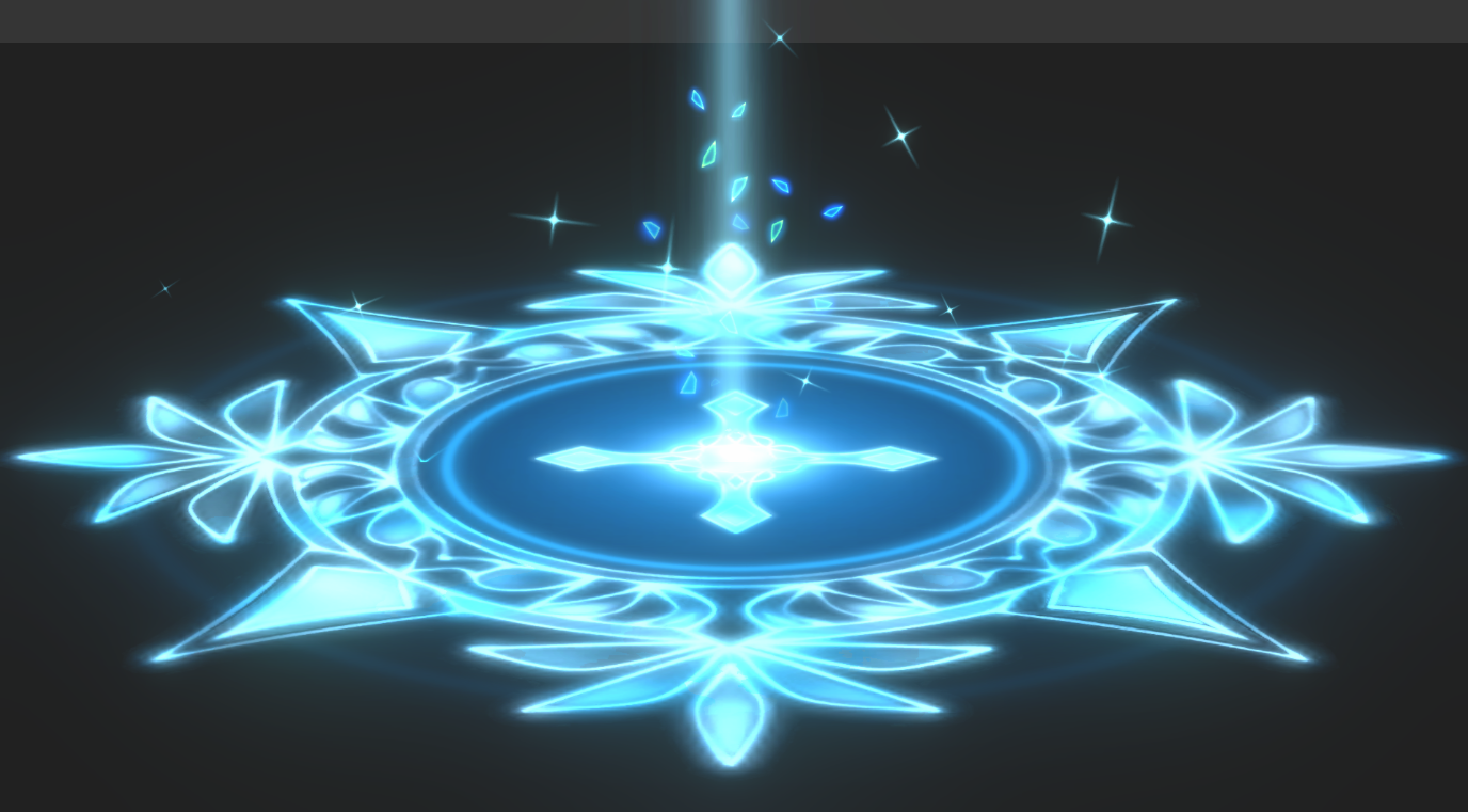 Unity Game VFX - Magic Circle Dissolves - EricWang(Unity VFX Artist) - BOOTH