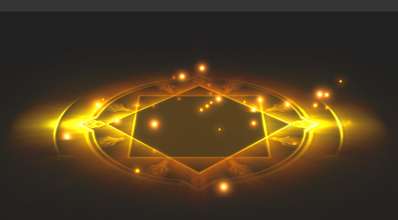 Unity Game VFX - Magic Circle Dissolves - EricWang(Unity VFX Artist) - BOOTH