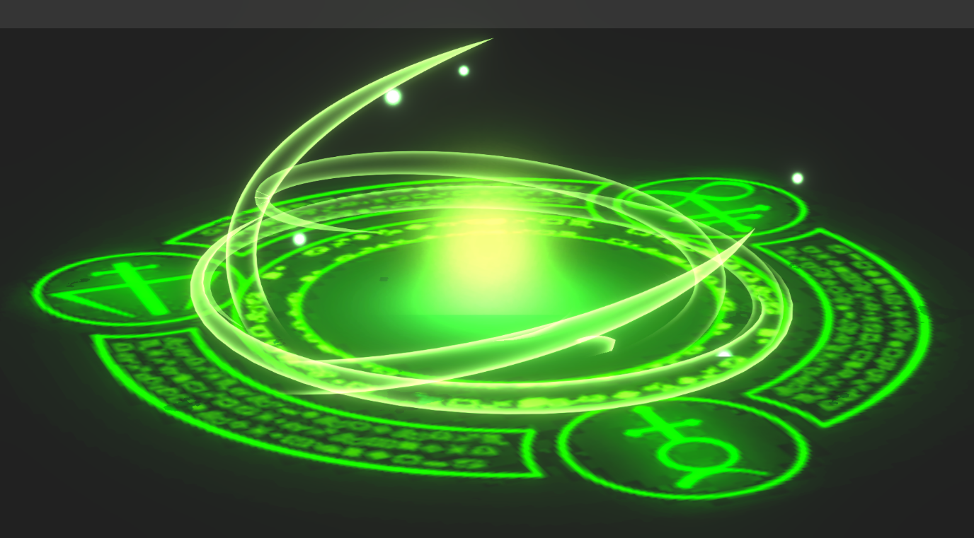 Unity Game VFX - Magic Circle Dissolves - EricWang(Unity VFX Artist) - BOOTH