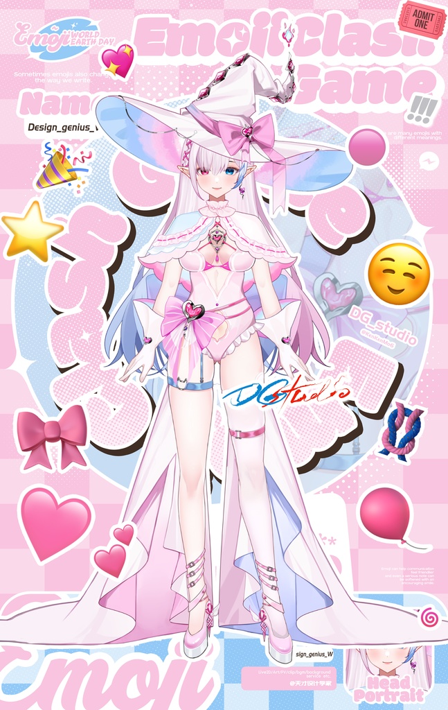 【live2dモデル】優しい天使のお姉さん/[live2d model]Angel descends - Design.genius - BOOTH