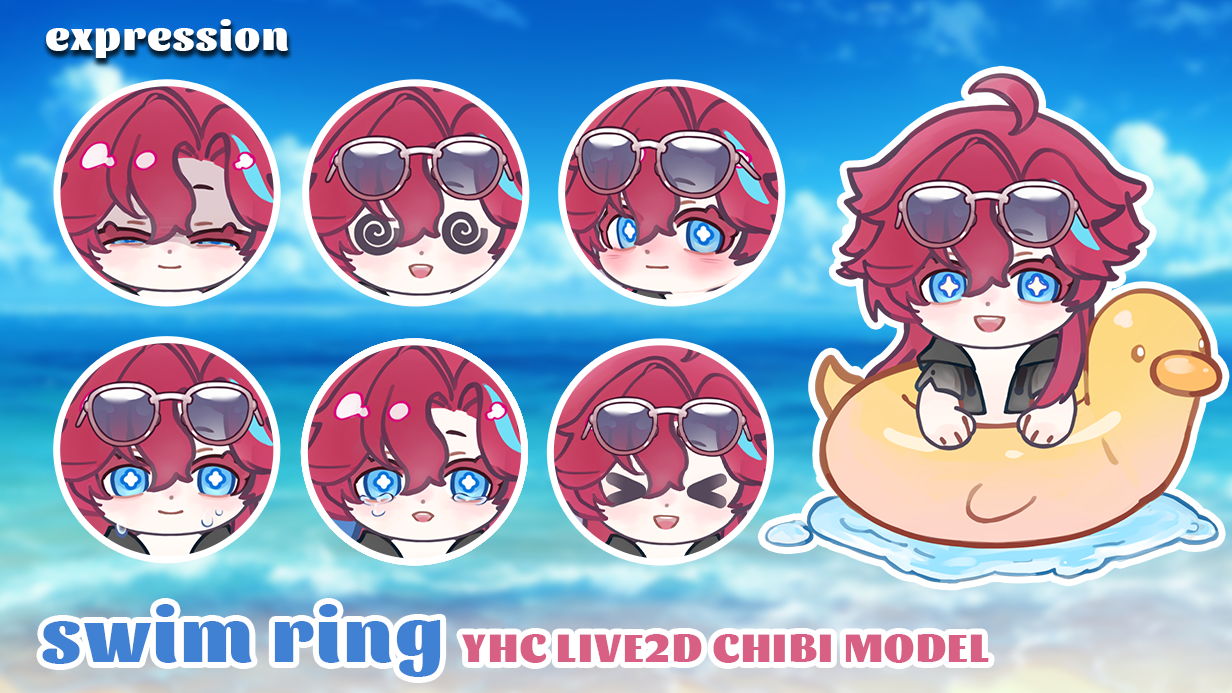 【live2d model】 Redgrave CHIBI model - Design.genius - BOOTH