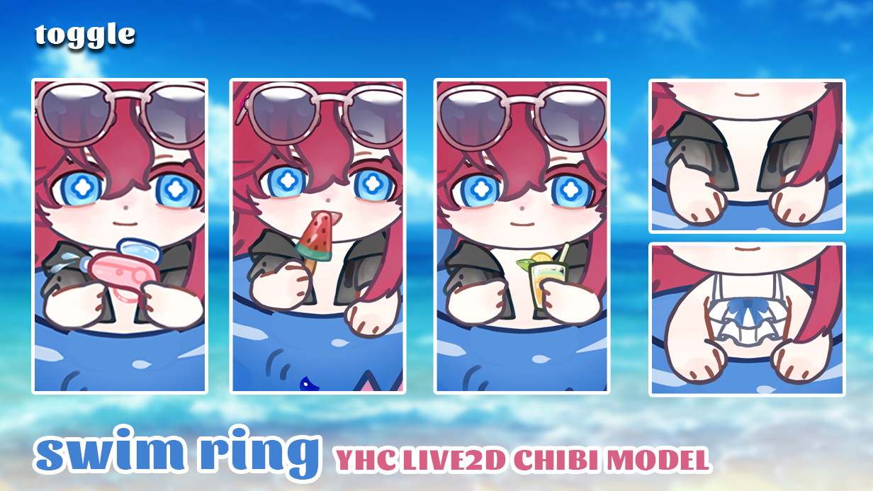 【live2d model】 Redgrave CHIBI model - Design.genius - BOOTH