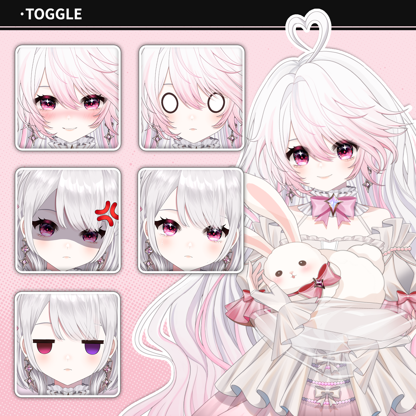 【live2dモデル】 ピンクの少女 ヴェルナ/【live2D Model】Velvette - Design.genius - BOOTH