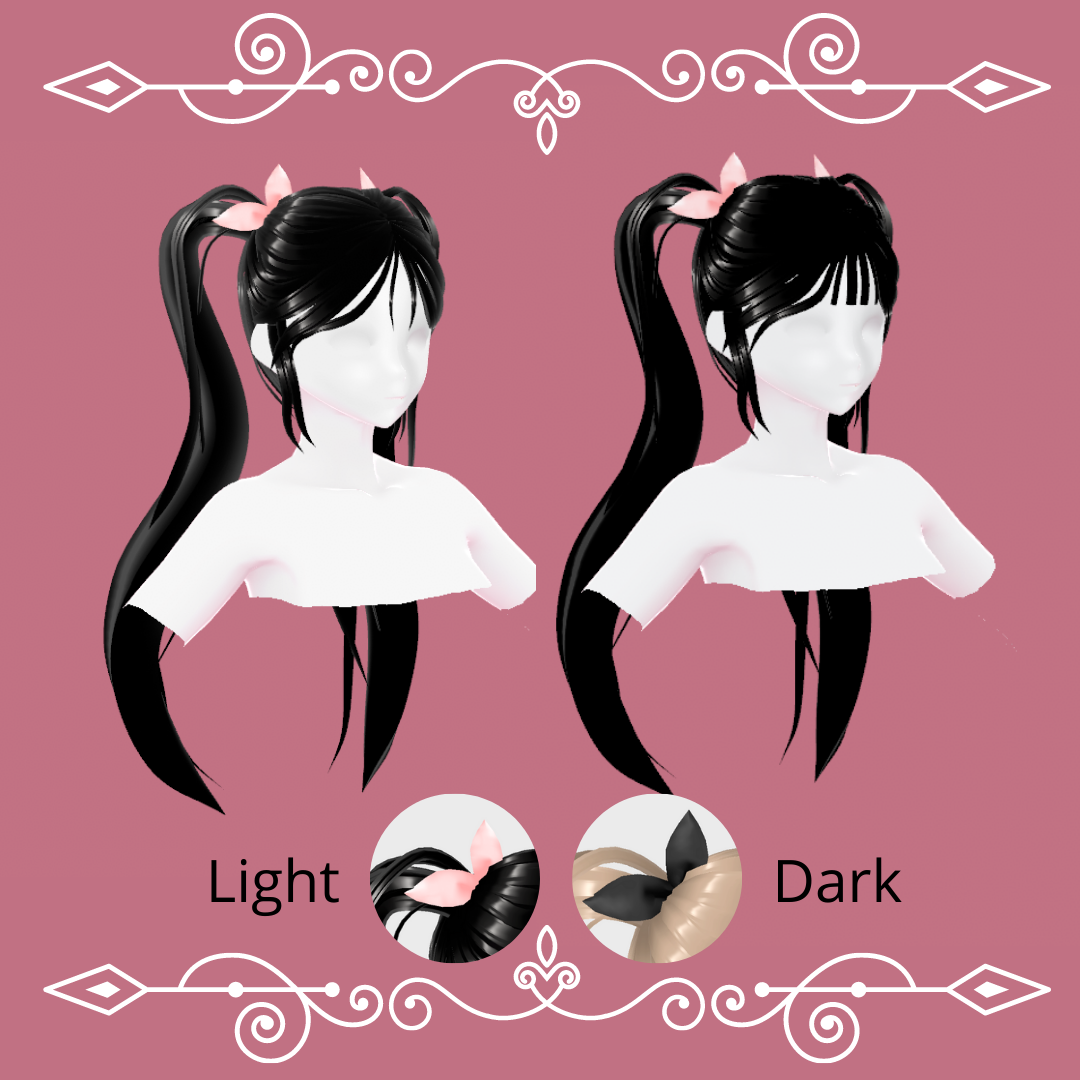 【VRoid】Twintail Hair Bundle - seiyastudio - BOOTH