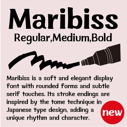 Maribiss（マリビス）regular , medium , bold - txdx - BOOTH