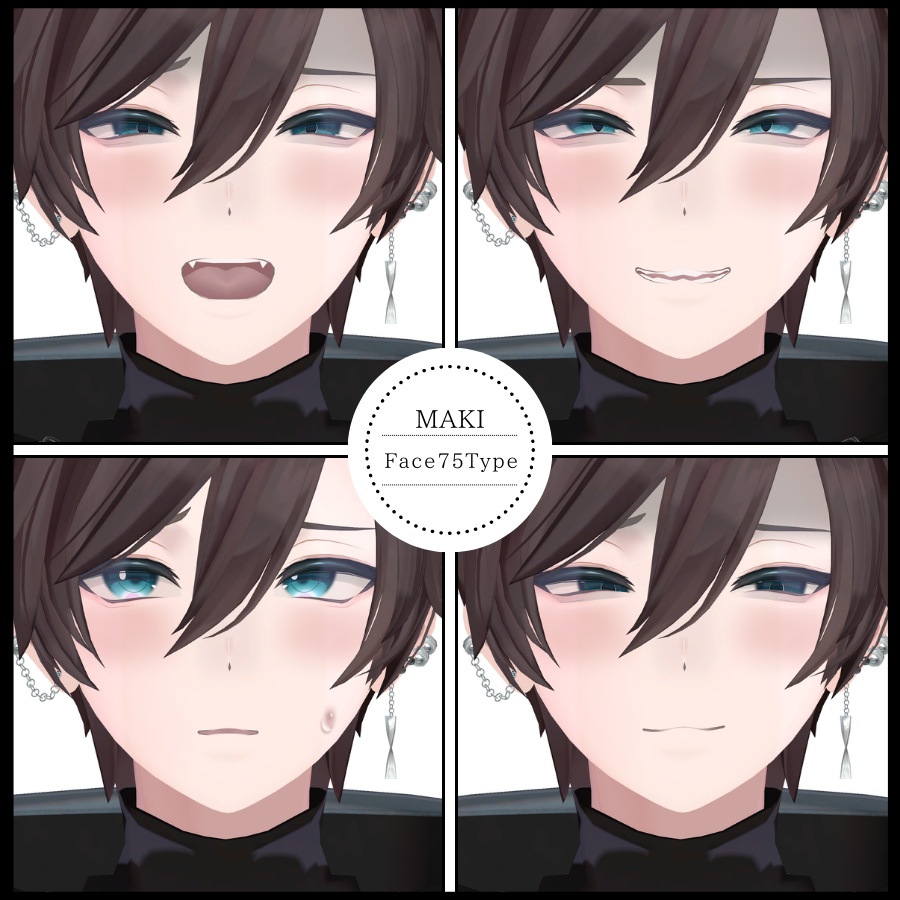 【碼希Maki】75Type♥表情パッケージFaceAnimation！ - ∔𝐒𝐡𝐚𝐩𝐞𝐬𝐡𝐢𝐟𝐭𝐞𝐫𝐂𝐥𝐢𝐧𝐢𝐜∔ - BOOTH