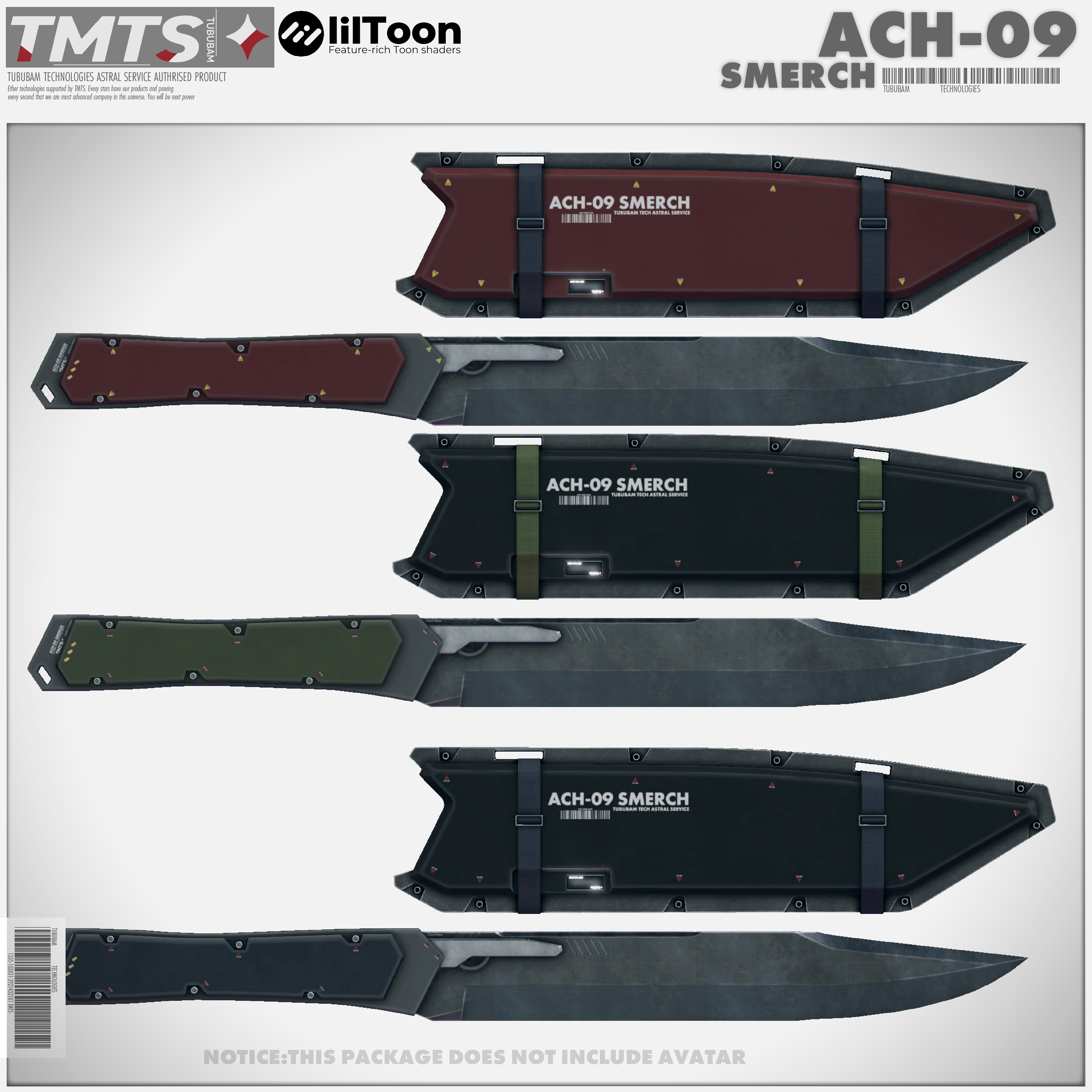 ACH-09 SMERCH 【コンバットナイフ】 - TUBUBAM TECH - BOOTH