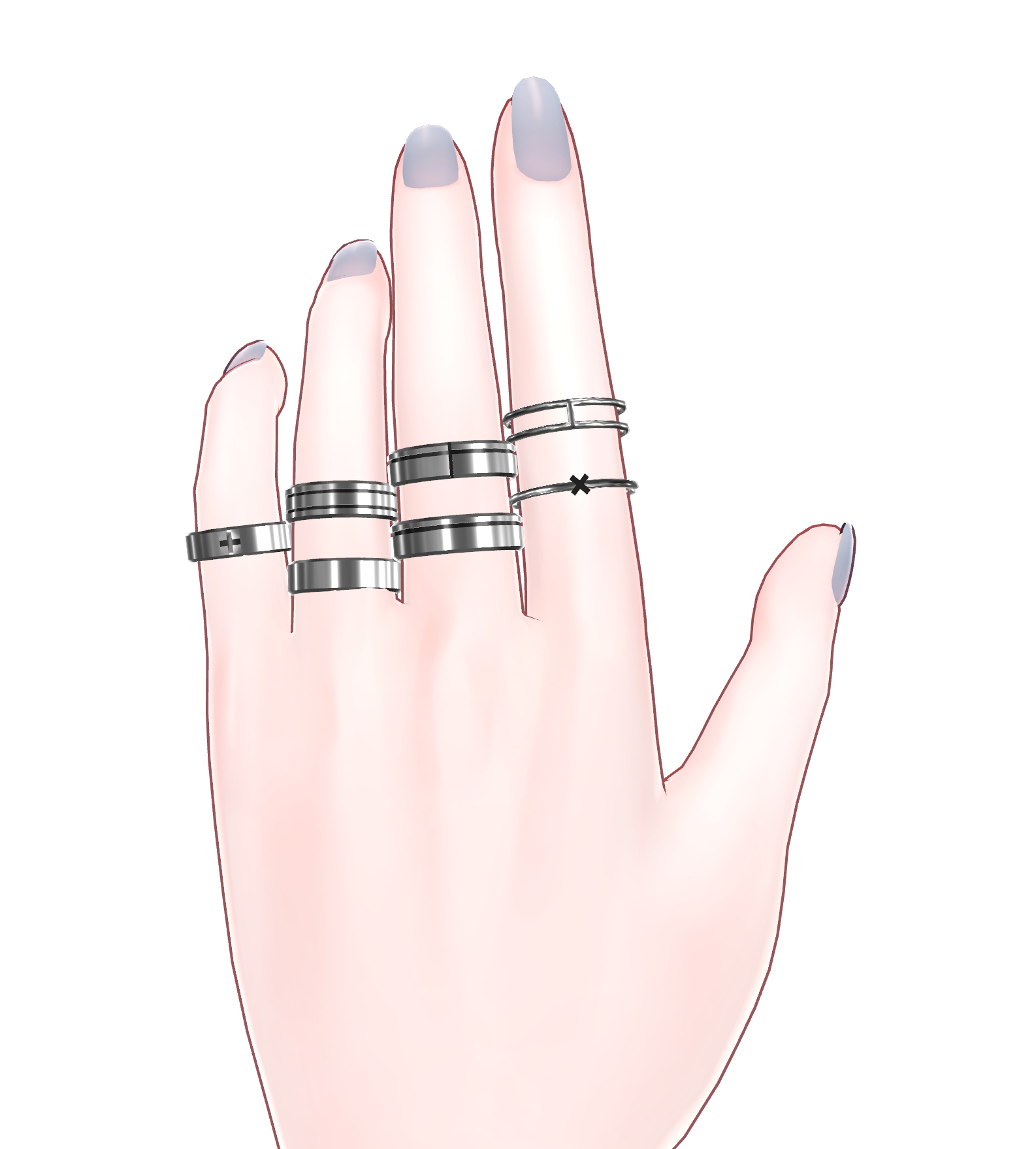 【VRChat】ENK RING SET - enkashop - BOOTH