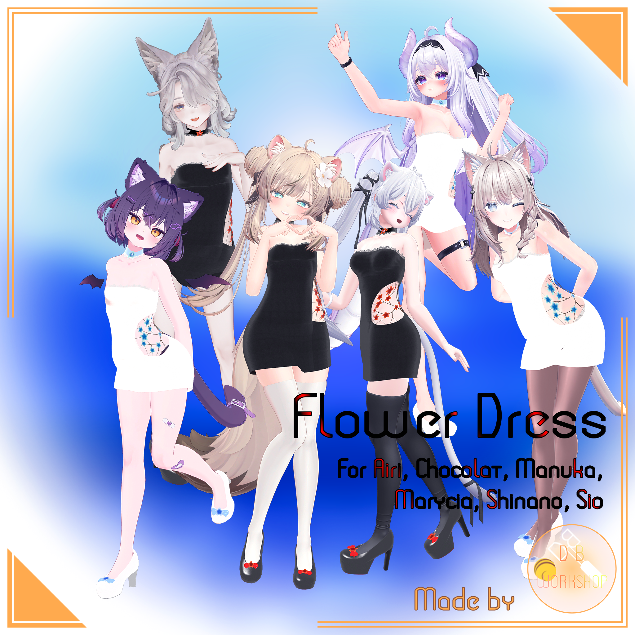 『Flower Dress』 - dibi's workshop - BOOTH