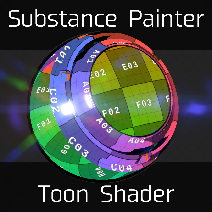 [SubstancePainter] Toon Shader - 3DCGBOOK出版 - BOOTH
