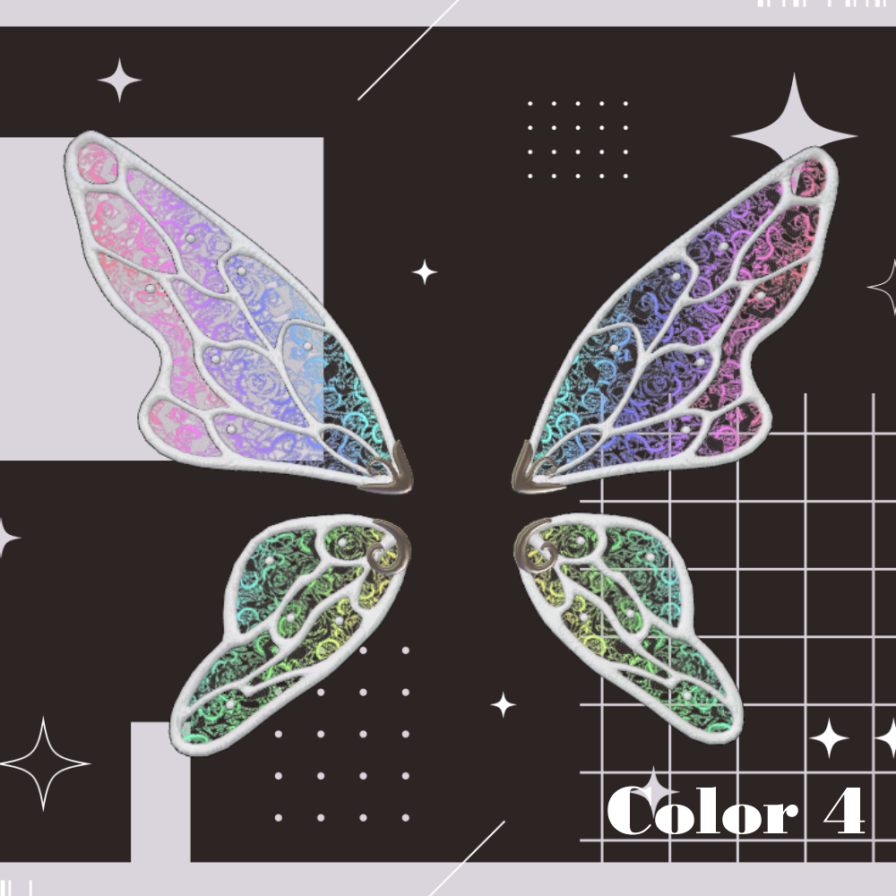 【VRChat】Fairy Lace Wing【PB・Animation設定済】 - もちのこものや - BOOTH