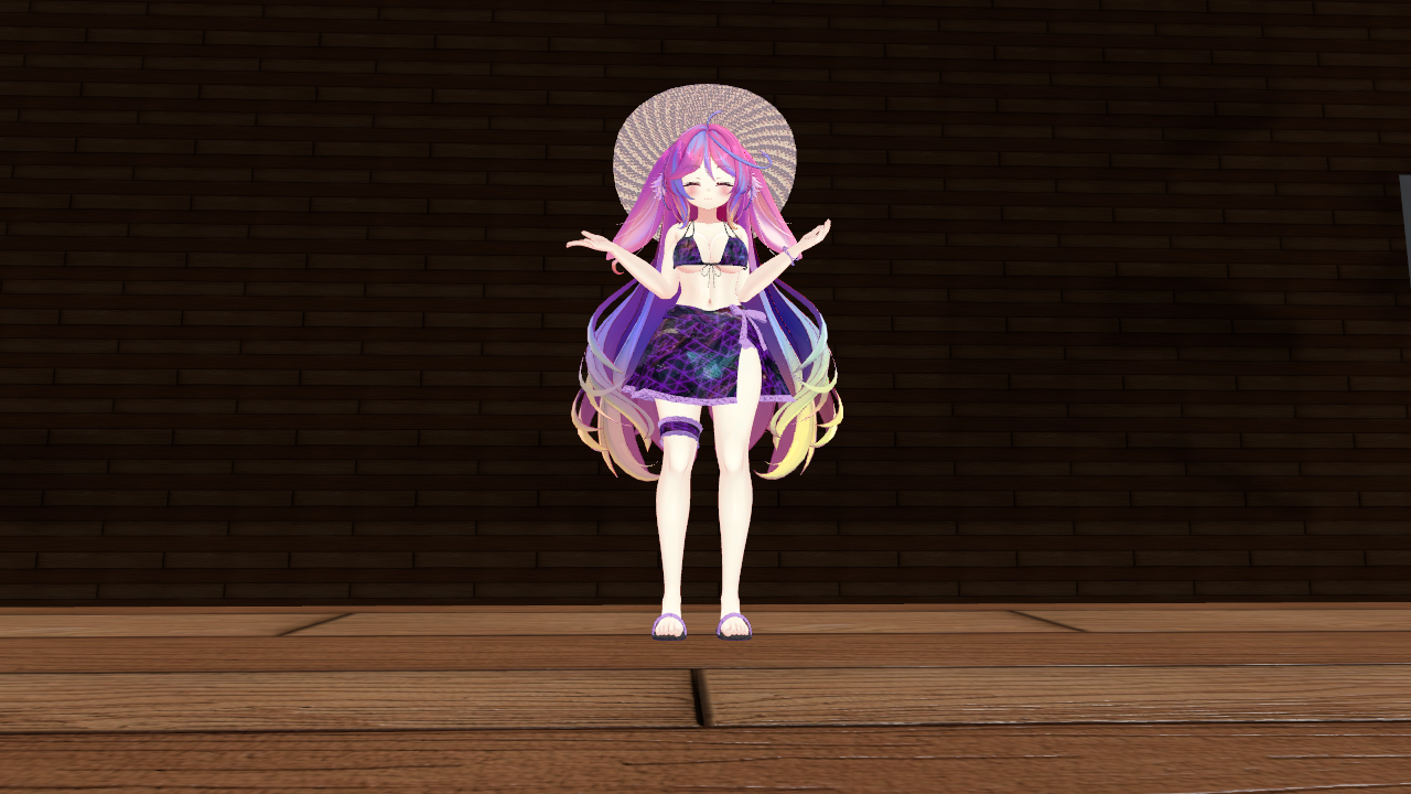 伊奈波かや対応 ミニパレオ付水着 - おしるこうどん屋 - BOOTH