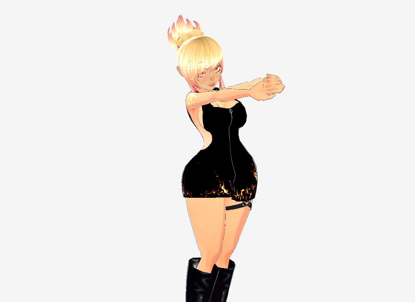 [.VRM PREMADE] 🔥 Demon Queen VROID Model | VTuber Ready | Sassy Fire ...