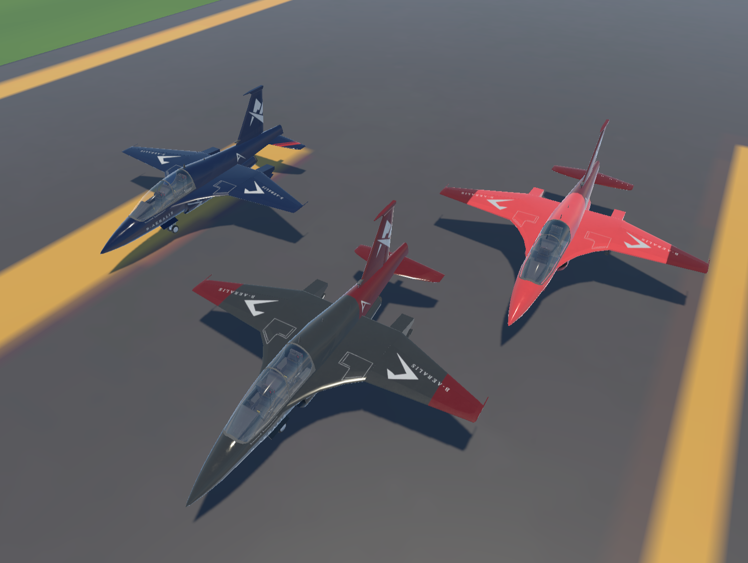 《VRChat想定》BAeralis advance jet(高等ジェット練習機)《飛行可能モデル》 - Studio-Symphonys ...