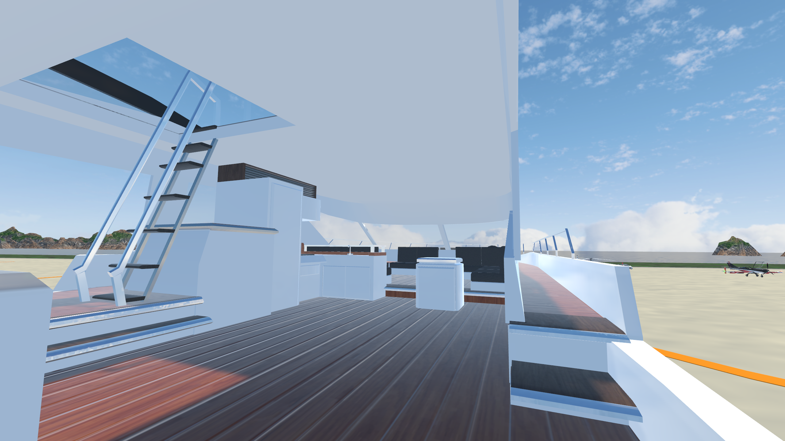 《VRChat想定》クルーザー「B-Slider」《操作可能モデル》 - Studio-Symphonys- - BOOTH