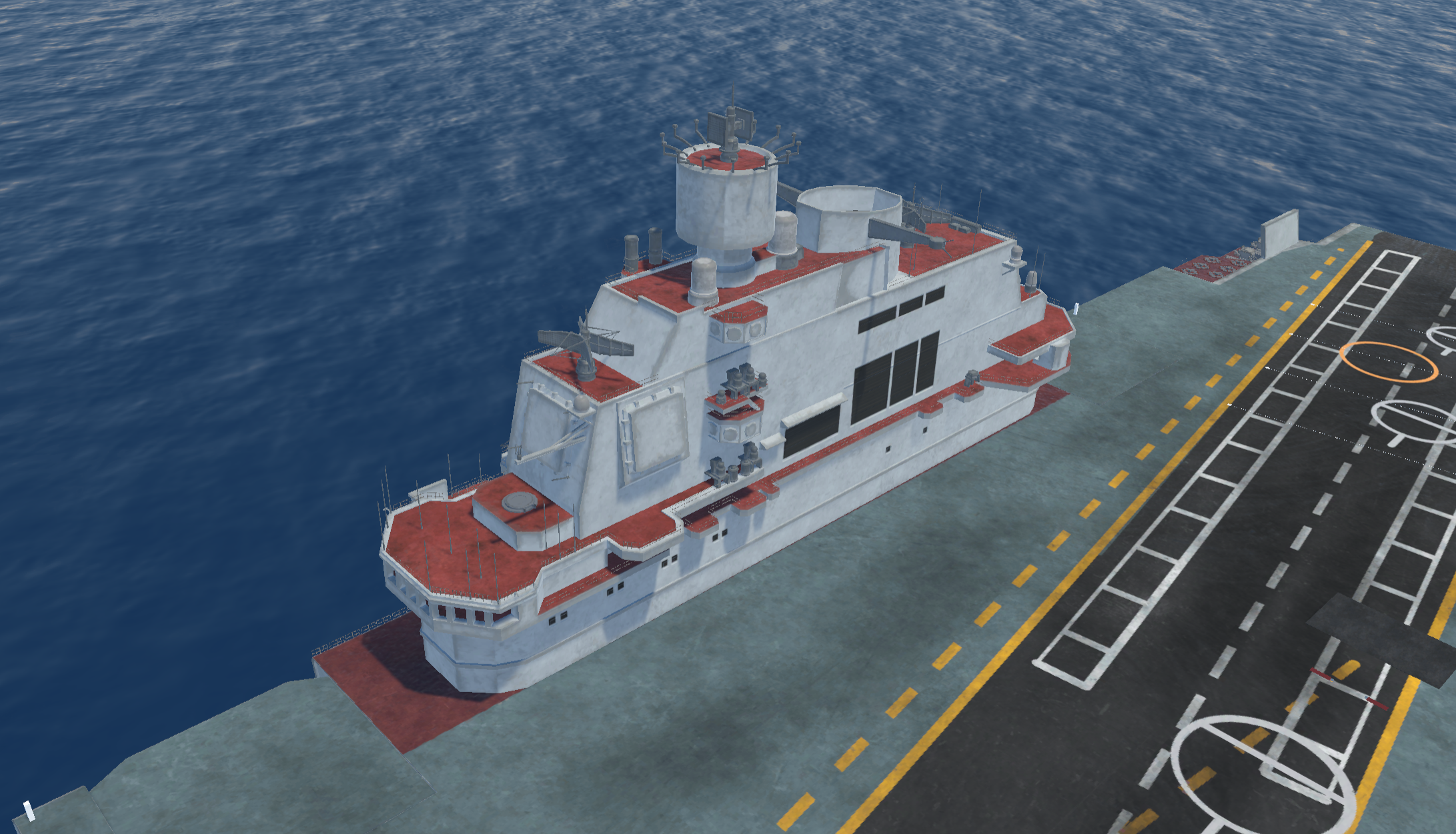 《VRChat想定》重航空巡洋艦「B-ADKZ」《ギミック付き3Dモデル》 - Studio-Symphonys- - BOOTH