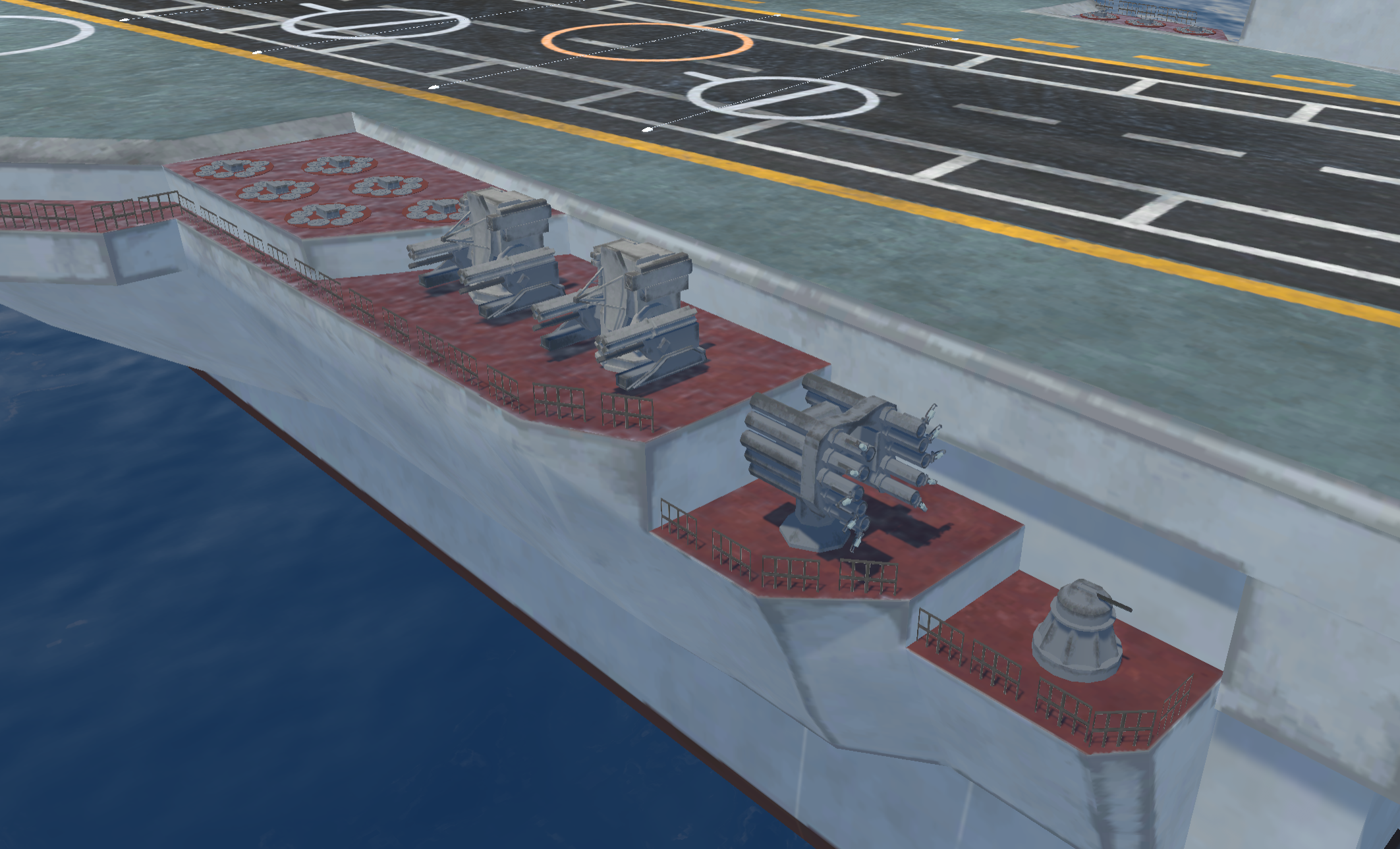 《VRChat想定》重航空巡洋艦「B-ADKZ」《ギミック付き3Dモデル》 - Studio-Symphonys- - BOOTH